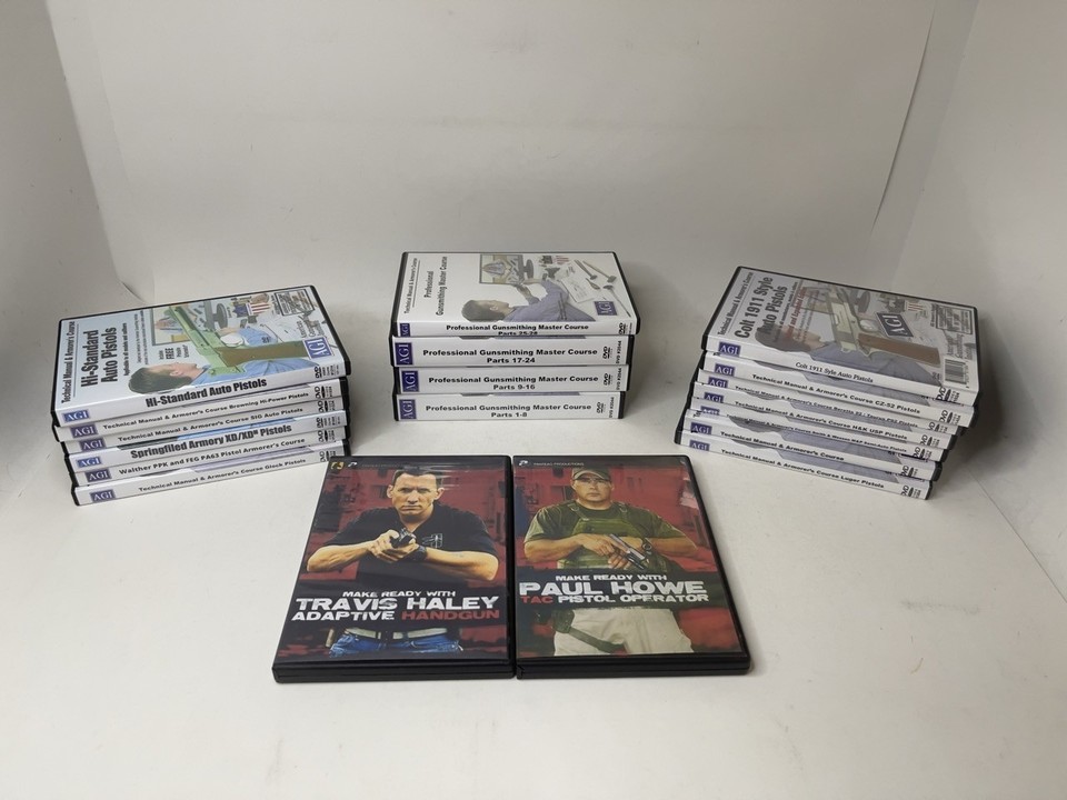 Ultimate Pistol Gunsmithing & Armorer Training Collection (43 DVDs) 16 ...