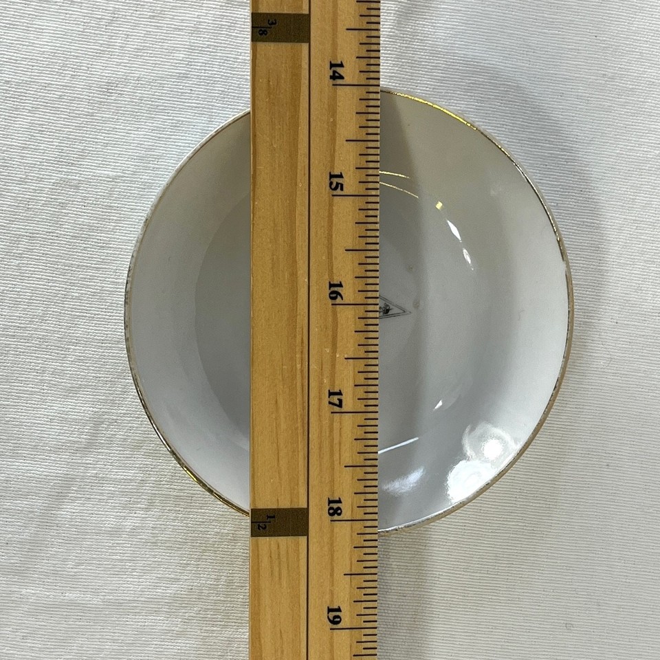 Masonic Order Of The Eastern Star Small Trinket Dish 4.25" White Star ...