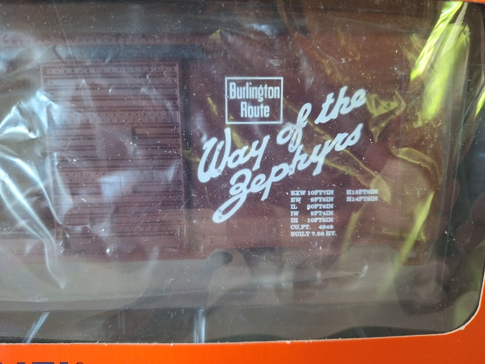 Lionel O Gauge: Burlington Route Box Car: 6-52176: Vintage 1999 ...