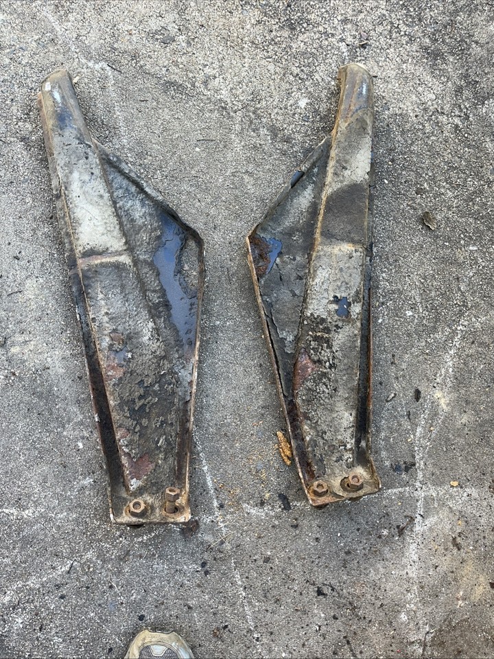 1965 Chevy Belair front bumper brackets, impala Pair | eBay