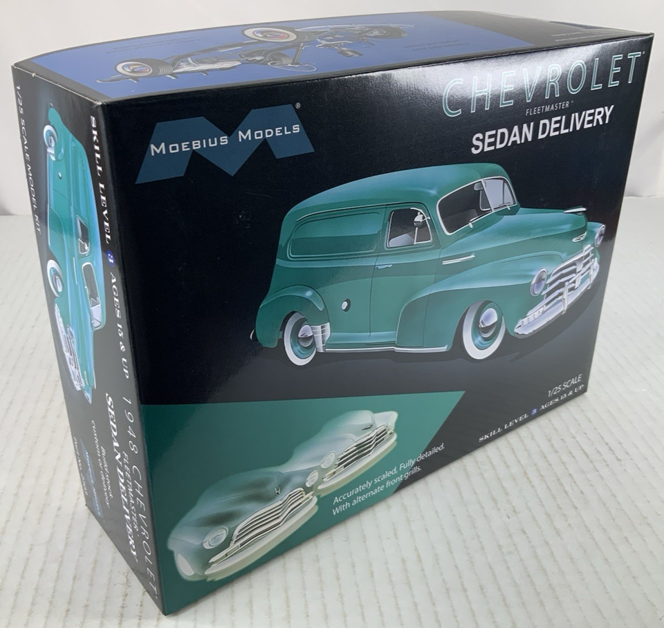 MOEBIUS 1947 Chevy Fleetmaster Sedan Delivery wagon 47 2303 1:25 model ...
