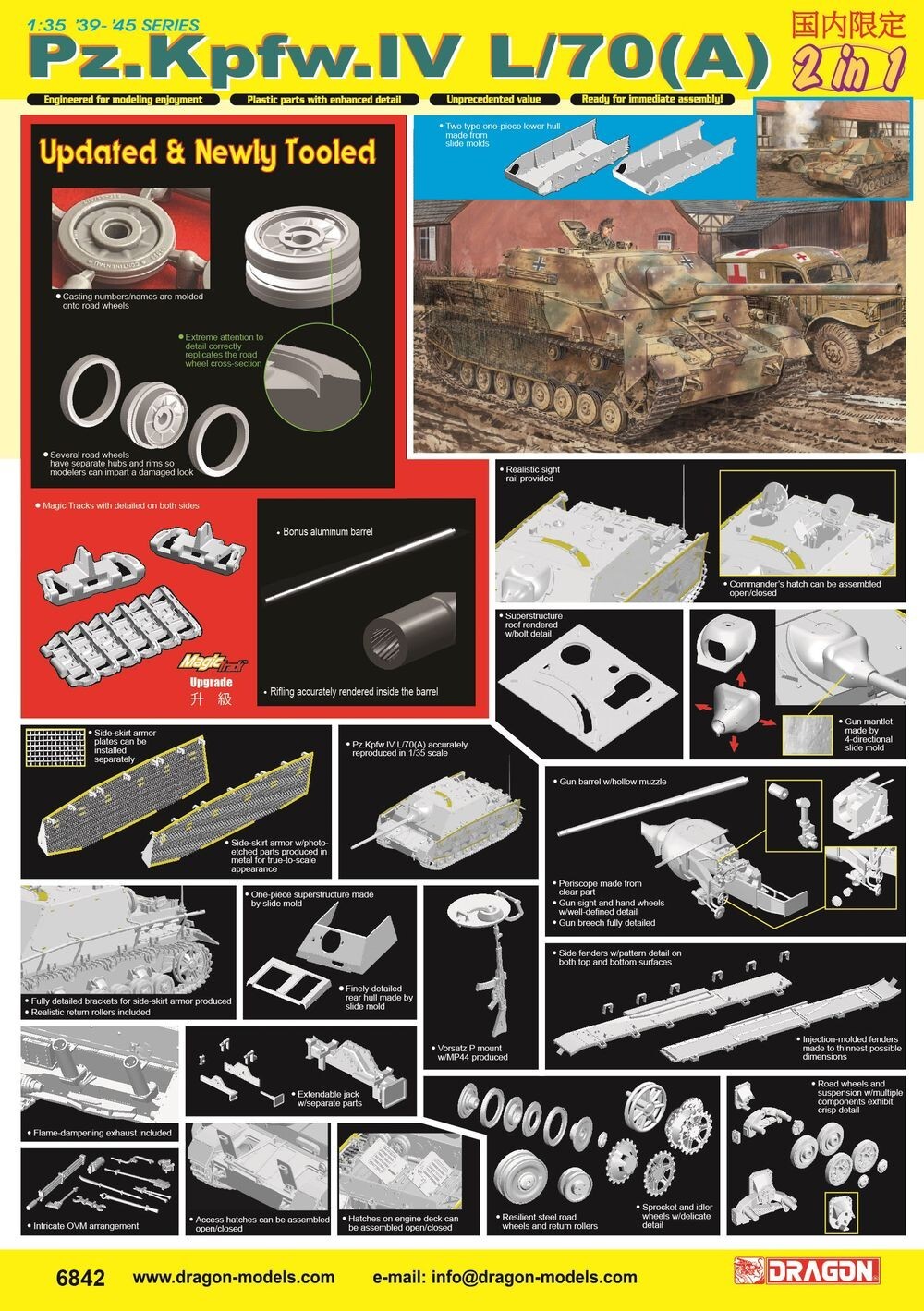 DRAGON 6842 1/35 Pz.Kpfw.IV L/70(A) | eBay
