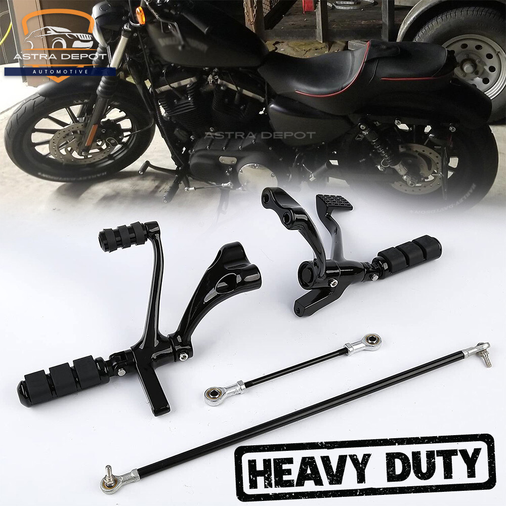 For 04-13 Harley Sportster 883 1200 Forward Controls Linkage Gear ...