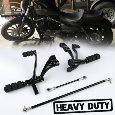 For 04-13 Harley Sportster 883 1200 Forward Controls Linkage Gear ...