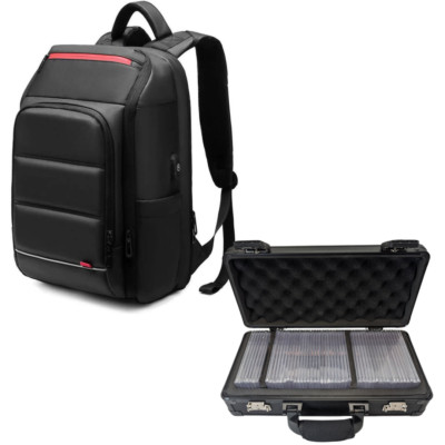 Graded Card Backpack with Locking Slab Case Trading Card Case TCG ...