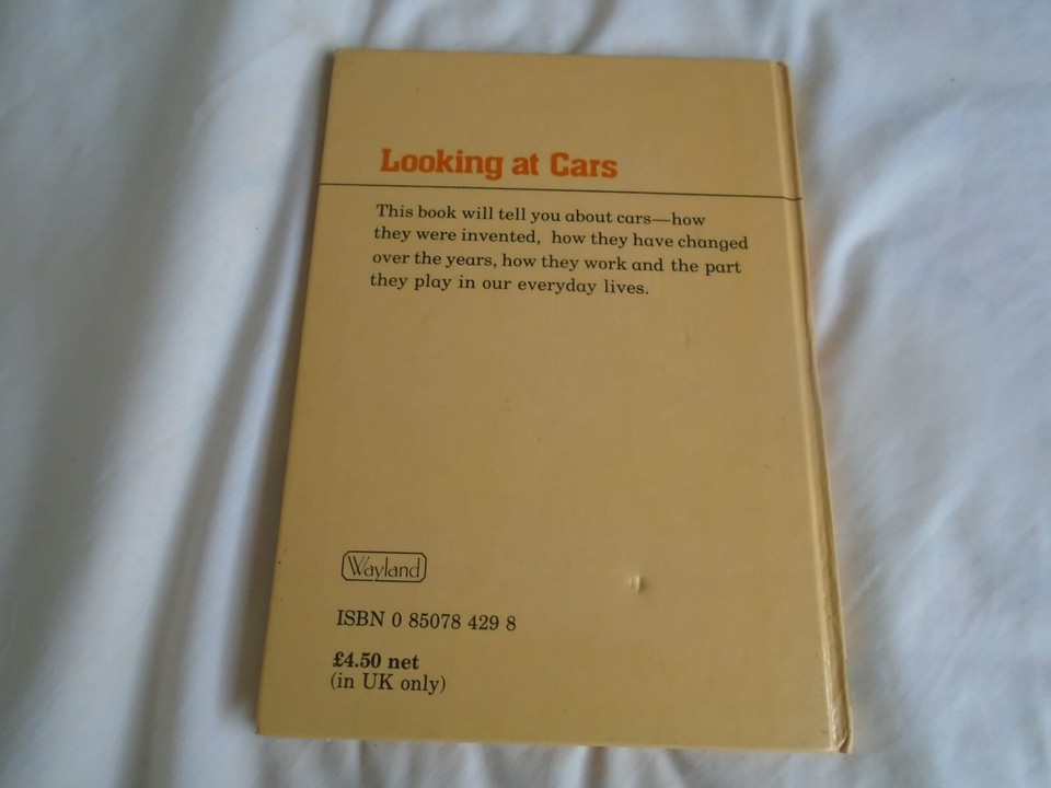 Wayland Looking for Cars hardback book 1984 by Cliff Lines transport ...