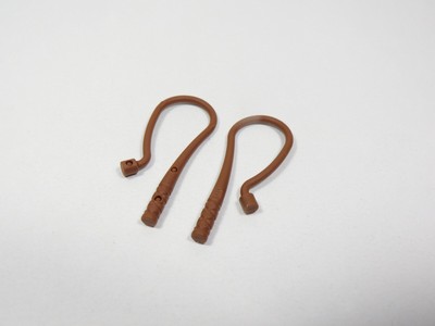 LEGO 2 Reddish Brown Flexible Whip Weapon Minifig R9 | eBay