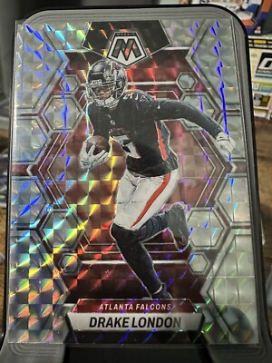 2023 Mosaic Football Drake London Falcons Silver Prizm Mosaic Parallel ...