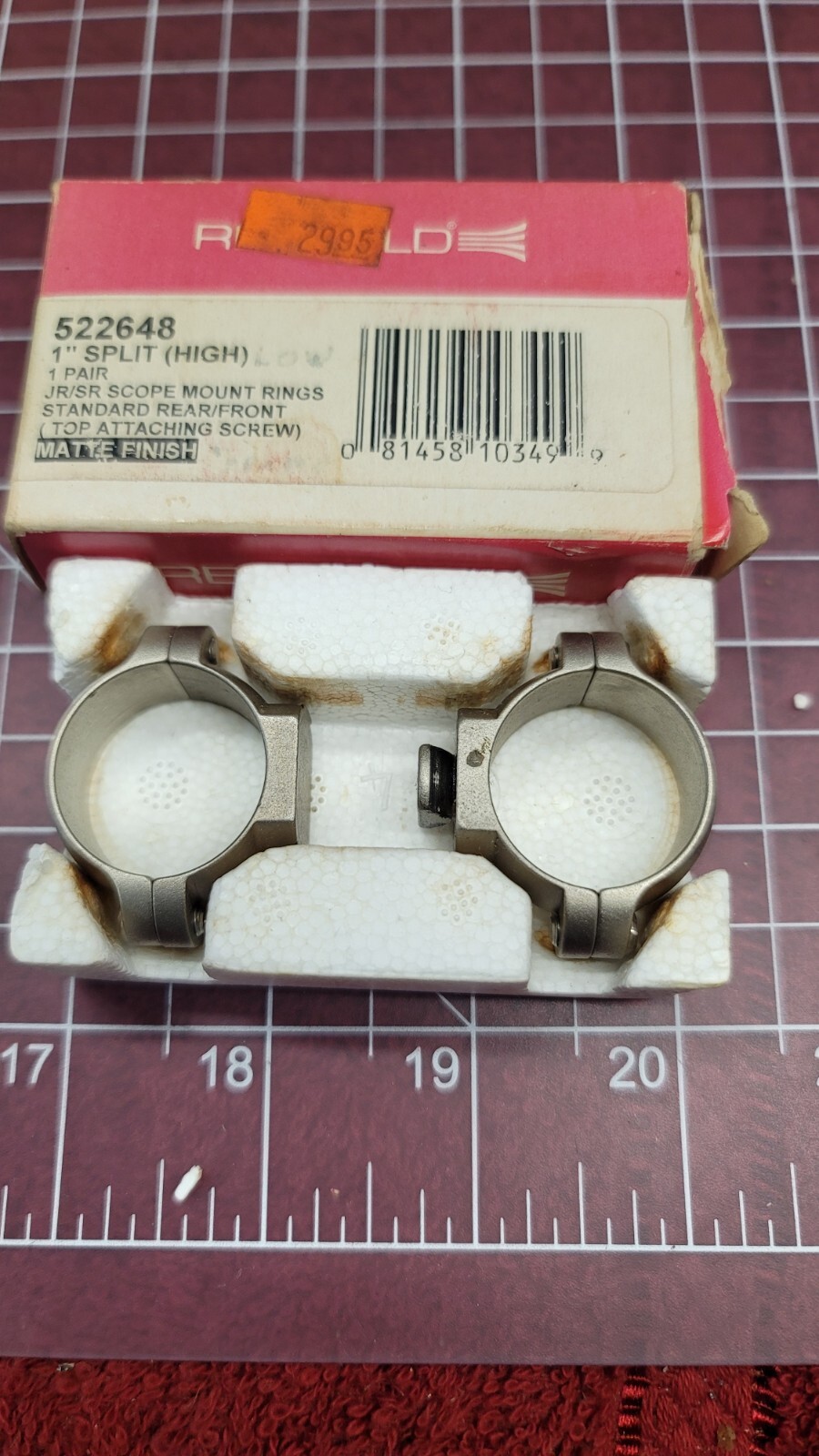 Redfield Rings & Bases for Various Rifle / Pistols Old New Stock Made ...