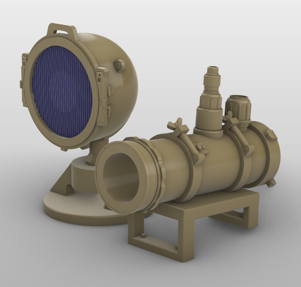 1/18 Scale Battleground Fahrgerät FG1250 Uhu Infrared Optic - Tank or ...