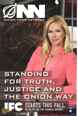 2011 ONN ONION NEWS NETWORK IFC TV Show PRINT AD WALL ART - TRUTH ...