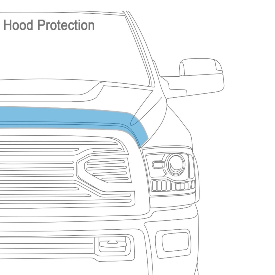 AVS Aeroskin Dark Smoke Low Profile Acrylic Bug Shield for 10-12 Ford ...