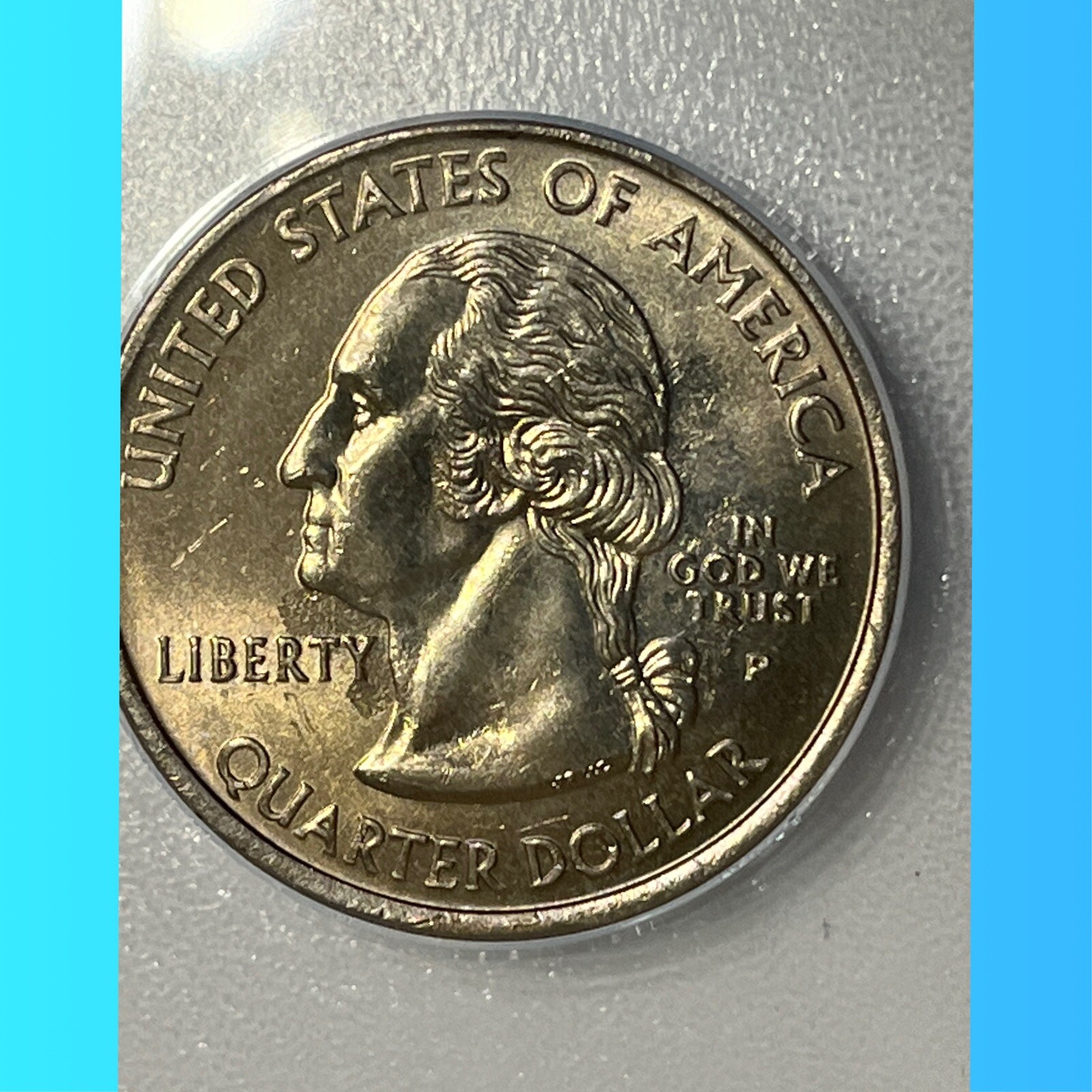 2005-P Kansas Quarter Detached Leg .Error Coin ANACS MS-65-Top Pop Rare ...