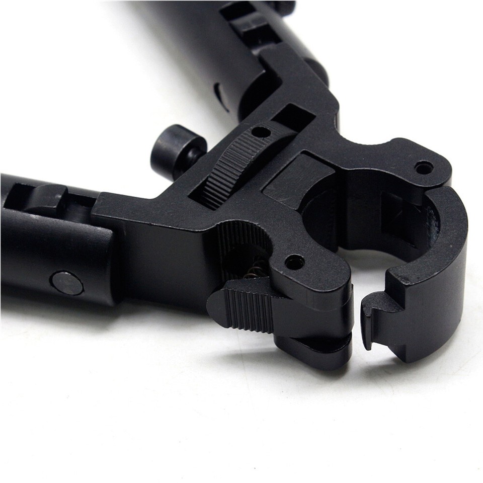 6-9 Inch Adjustable Height Bipod Foldable Clamp-on for Rifle Barrel ...