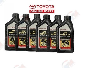 Genuine Toyota Lexus ATF Type T-IV Automatic Transmission Fluid OEM 6 ...