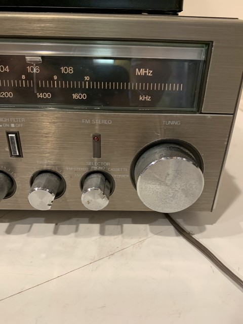 Vintage Emerson Turn Table Am/fm Stereo Receiver 8 Track Cassette ...