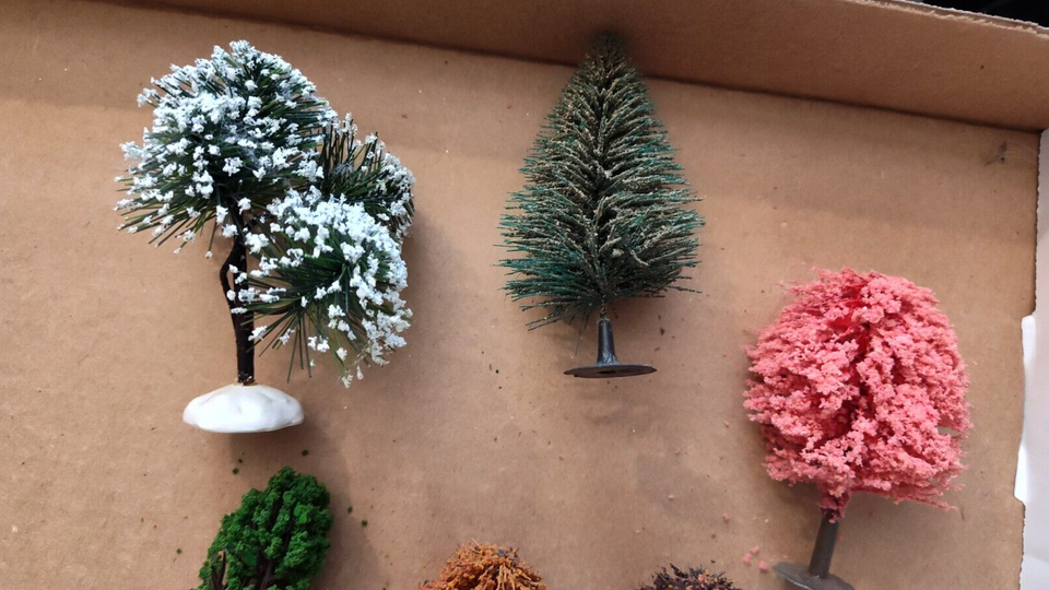 HO Scale Model Trees Train Railroad Landscape Scenery | eBay