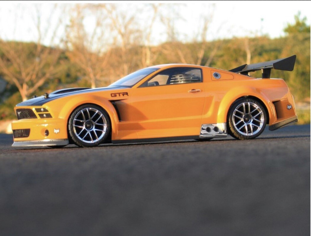 Clear RC Body FORD MUSTANG GT-R 1/10 OnRoad Car HPI/4Tec2.0/V100/RDS ...