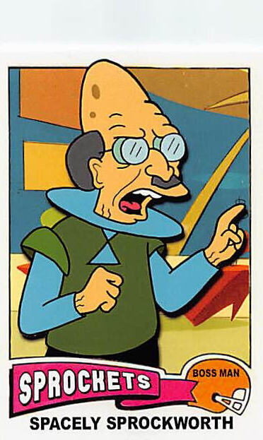 Spacely Sprockworth Mr. Spacely Chris51 Jetsons Parody Card Sprockets ...