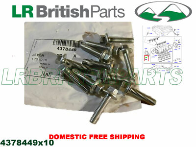 GENUINE LAND ROVER INLET MANIFOLD ELBOW SCREW RANGE ROVER LR3 SPORT SET ...