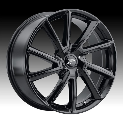 Platinum 466BK Mystic Gloss Black 18x8 5x100 / 5x4.5 40mm (466-8818BK ...