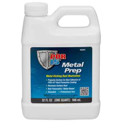 POR15 Metal Prep 946ml Rust Remover Zinc Treatment Pre Primer Water ...