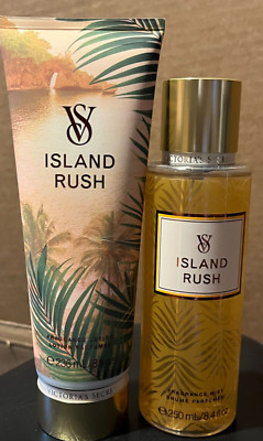 VICTORIA'S SECRET ISLAND RUSH FRAGRANCE MIST SPRAY & Lotion LIMITED ED ...