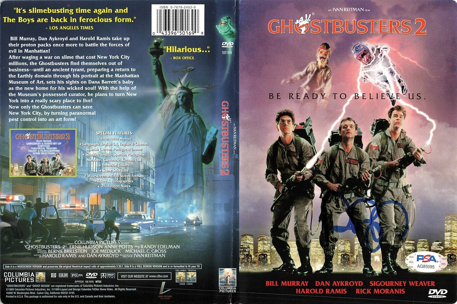 Ghostbusters Dvd Cover