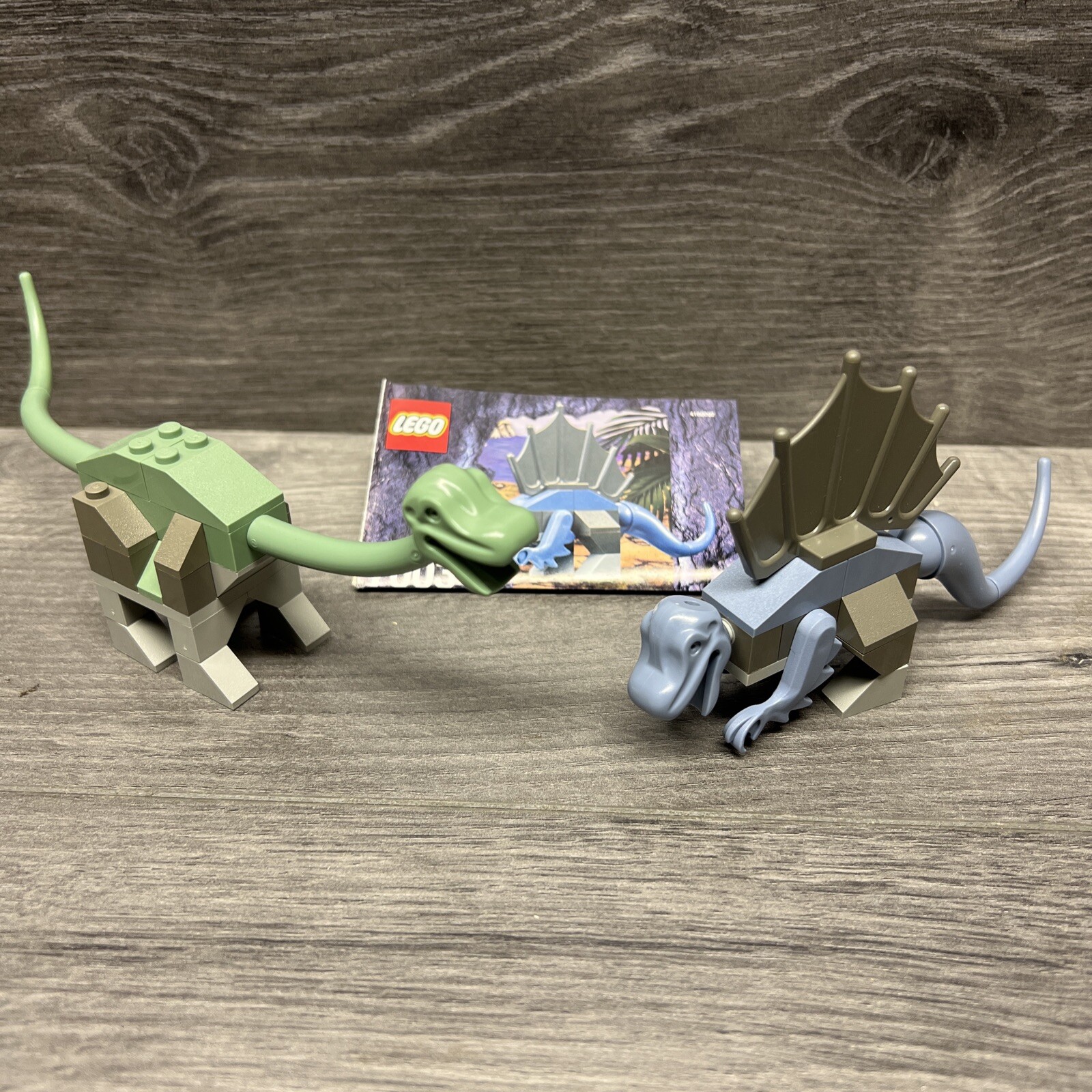 LEGO Dinosaur 7002, 7003 Brachiosaurus,Dimetrodon Complete | eBay