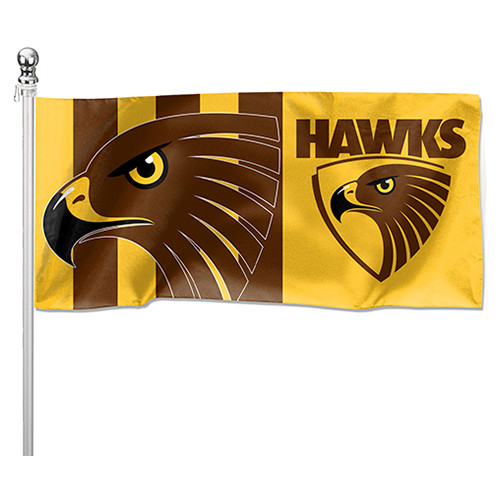Hawthorn HAWKS AFL outdoor large flag 180x90cm | eBay Australia