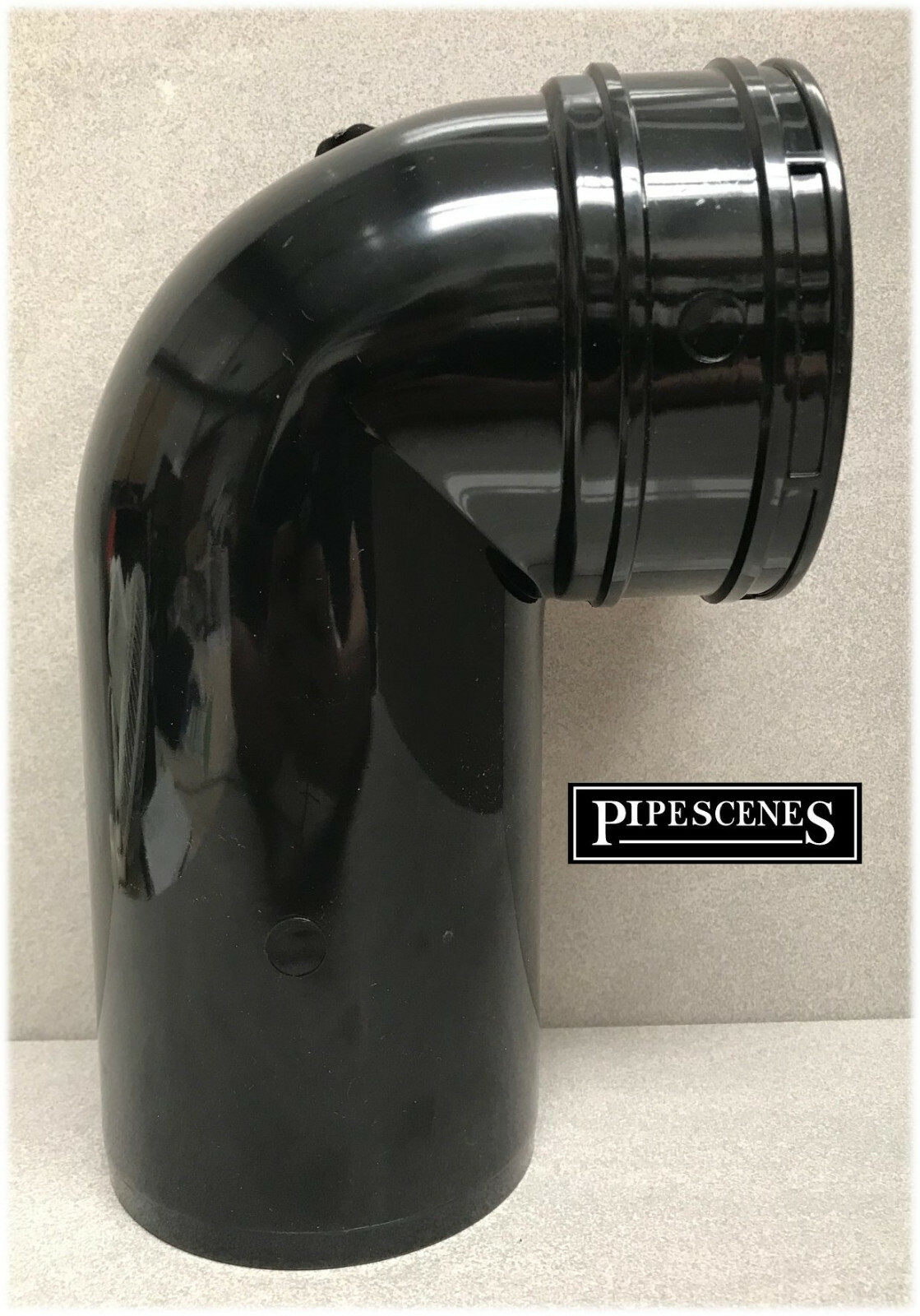 Tight Compact Soil Bend 110mm Black 90° Street Bend Pistol Bend ...