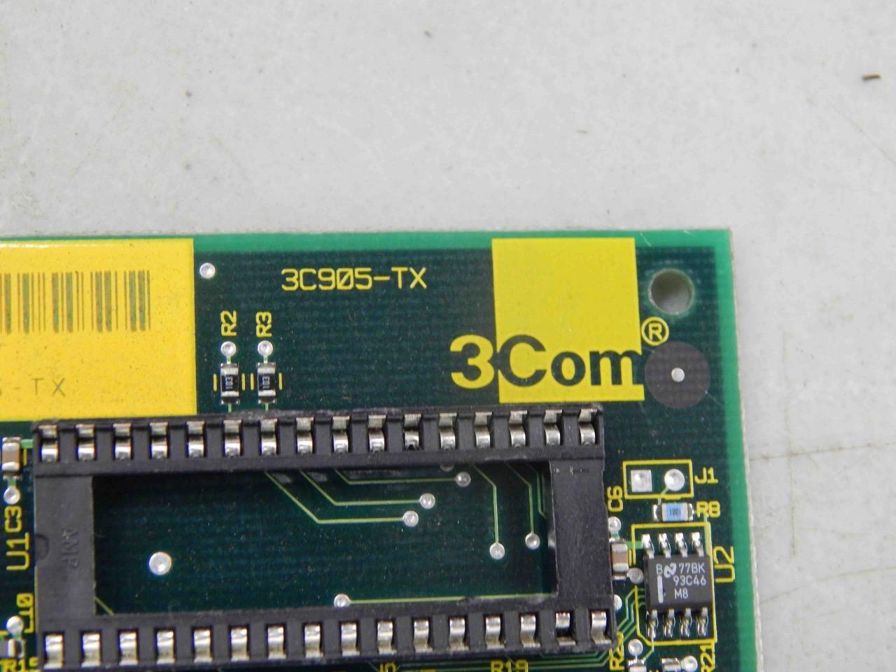 #907 3Com 03-0104-005 Rev A 3C905-TX Ethernet Netword Card PC Circuit ...