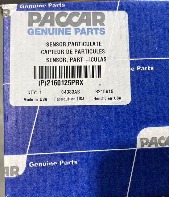 PACCAR Particulate Matter Sensor Kenworth Peterbilt 2160125PE for sale ...