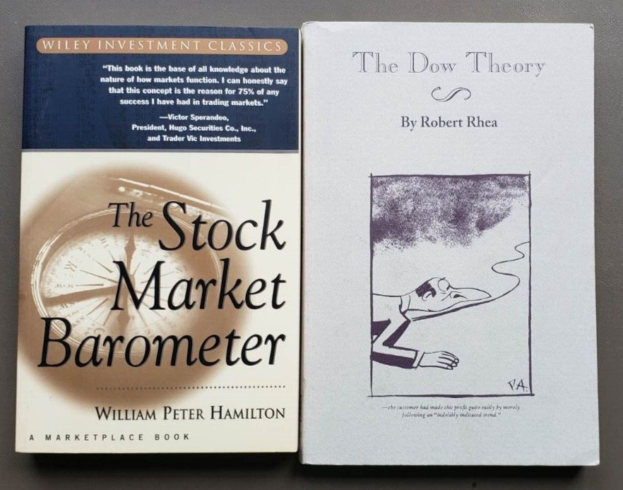 Two Stock Market Dow Theory Wall Street books by Robert Rhea & William ...