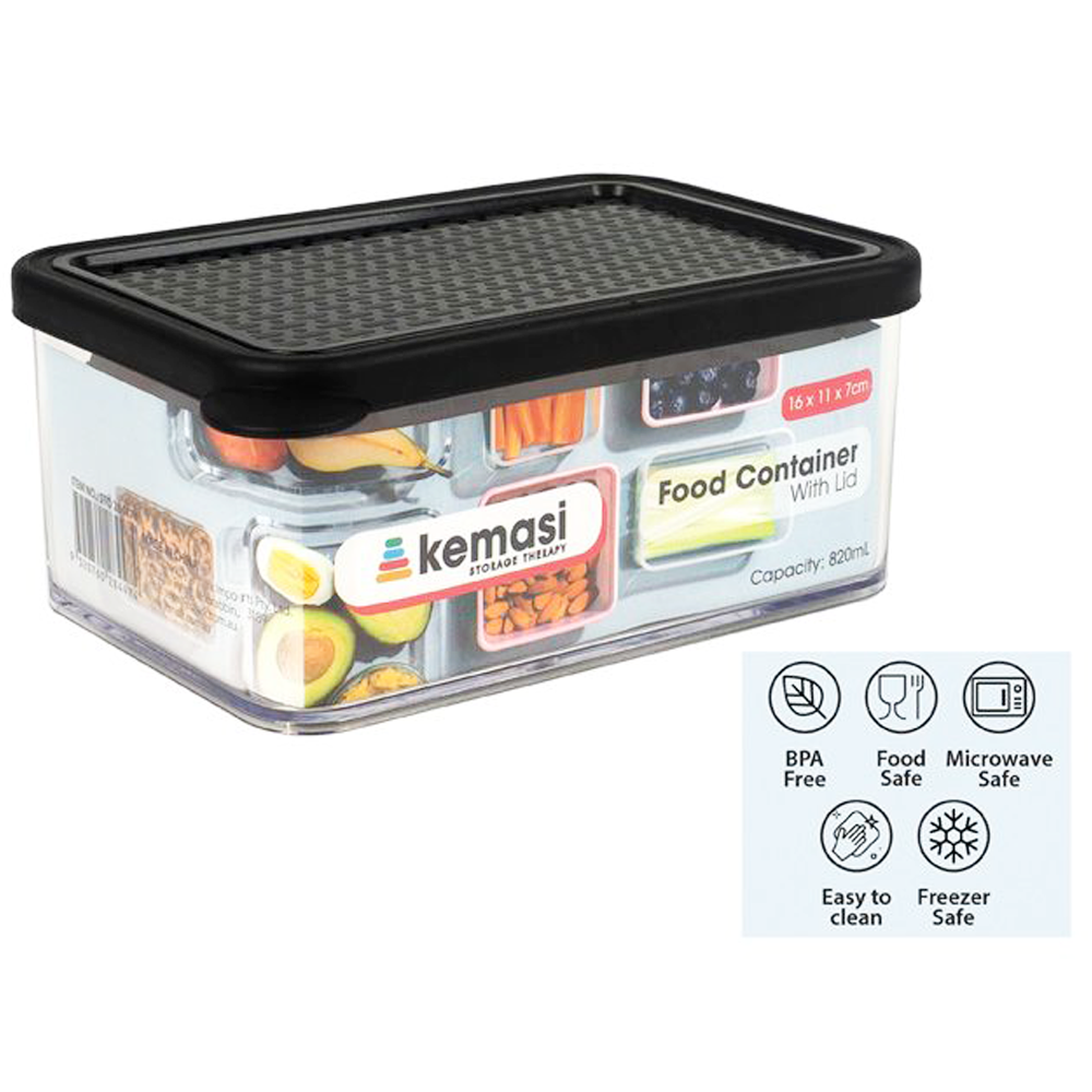 5 x Food Storage Containers Kitchen Pantry Food Nuts Storage Organiser ...