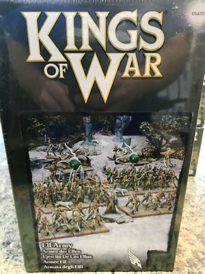 Elf Army Starter Set Mantic Miniatures Games Kings of War Warlords ...