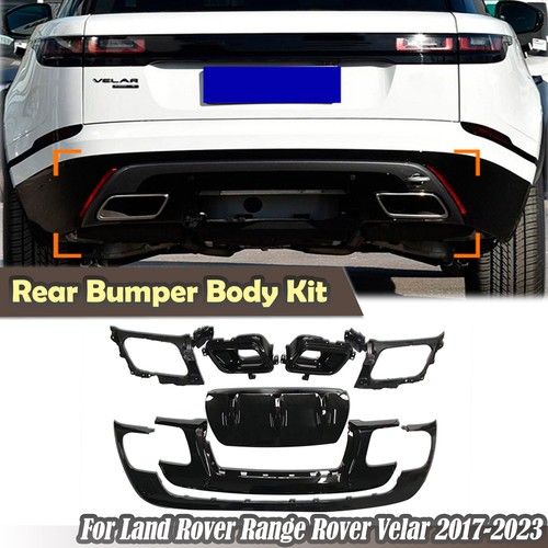 For Land Rover Range Rover Velar 2017-23 Rear Bumper Kit Trim in Gloss ...