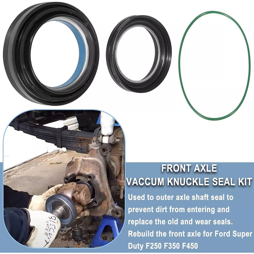 NEW For Ford 1998-2004 F250 F350 Front Axle & Tube Seal Kit, for Dana ...