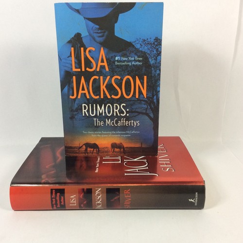 Lisa Jackson Book Lot Rumors Shiver PB HCDJ Thriller Suspense Crime ...