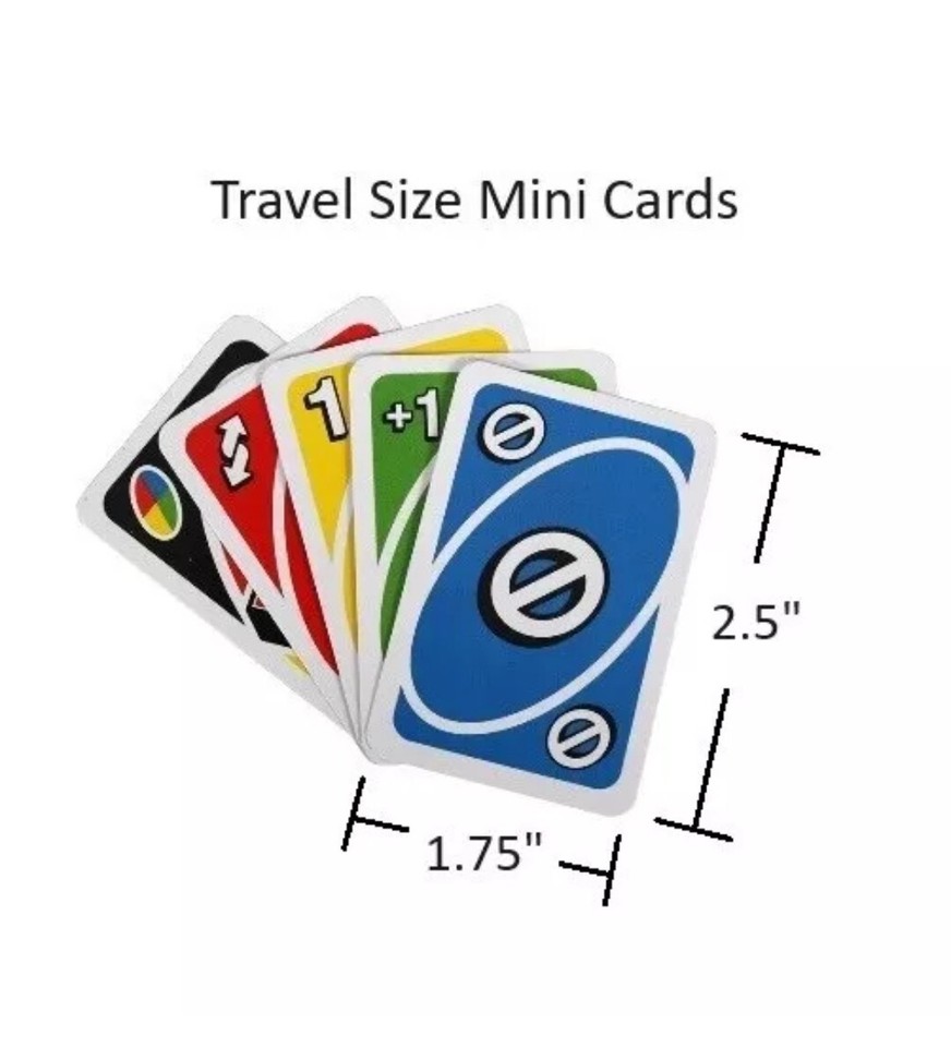 UNO Go Mini Card Game! Mini Travel Version Pocket Sized NEW | eBay