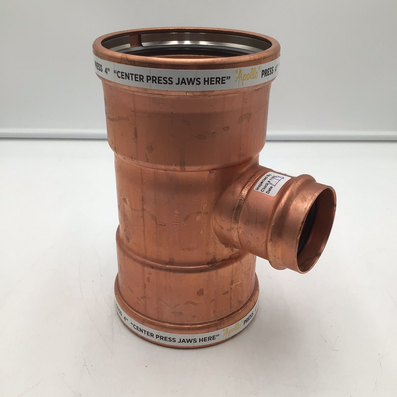 Apollo Press 811R Reducer TEE 4x4x2 Propress Reducing Copper 4 X 4 X 2 ...