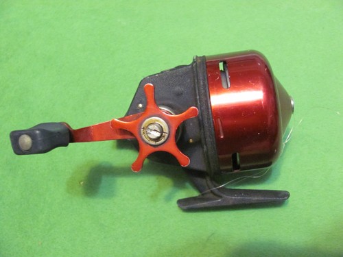 Vintage Garcia ABUMATIC 170 Red Spin-cast Fishing Reel. Made in Sweden ...