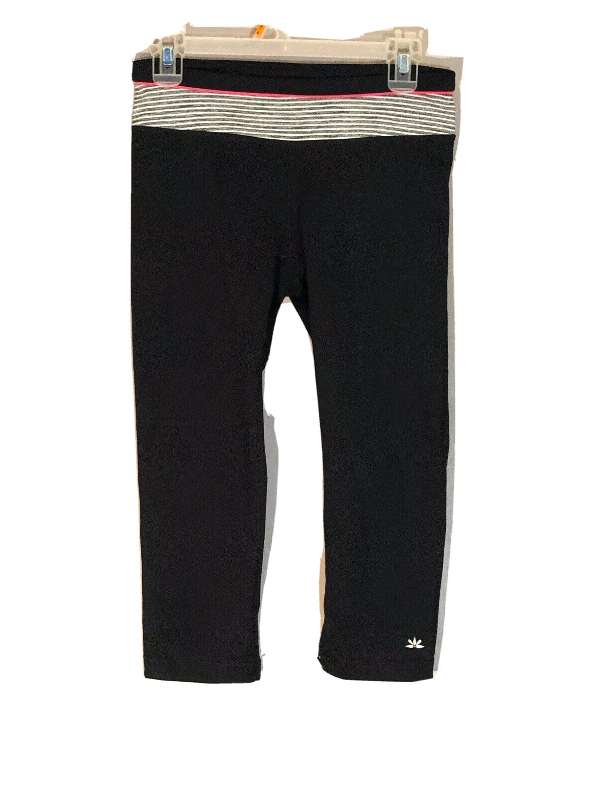 EUC Lukka Lux Mesh Crop Capri Yoga Pants Tights BLACK GRAY Pink Small ...