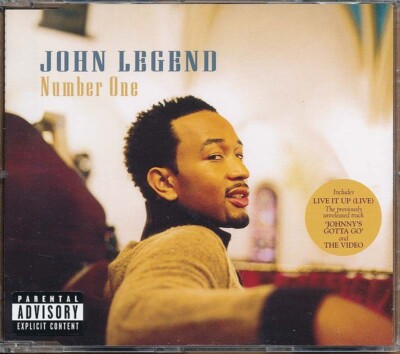 John Legend - Number One RARE import CD single w/ unreleased track '04 ...