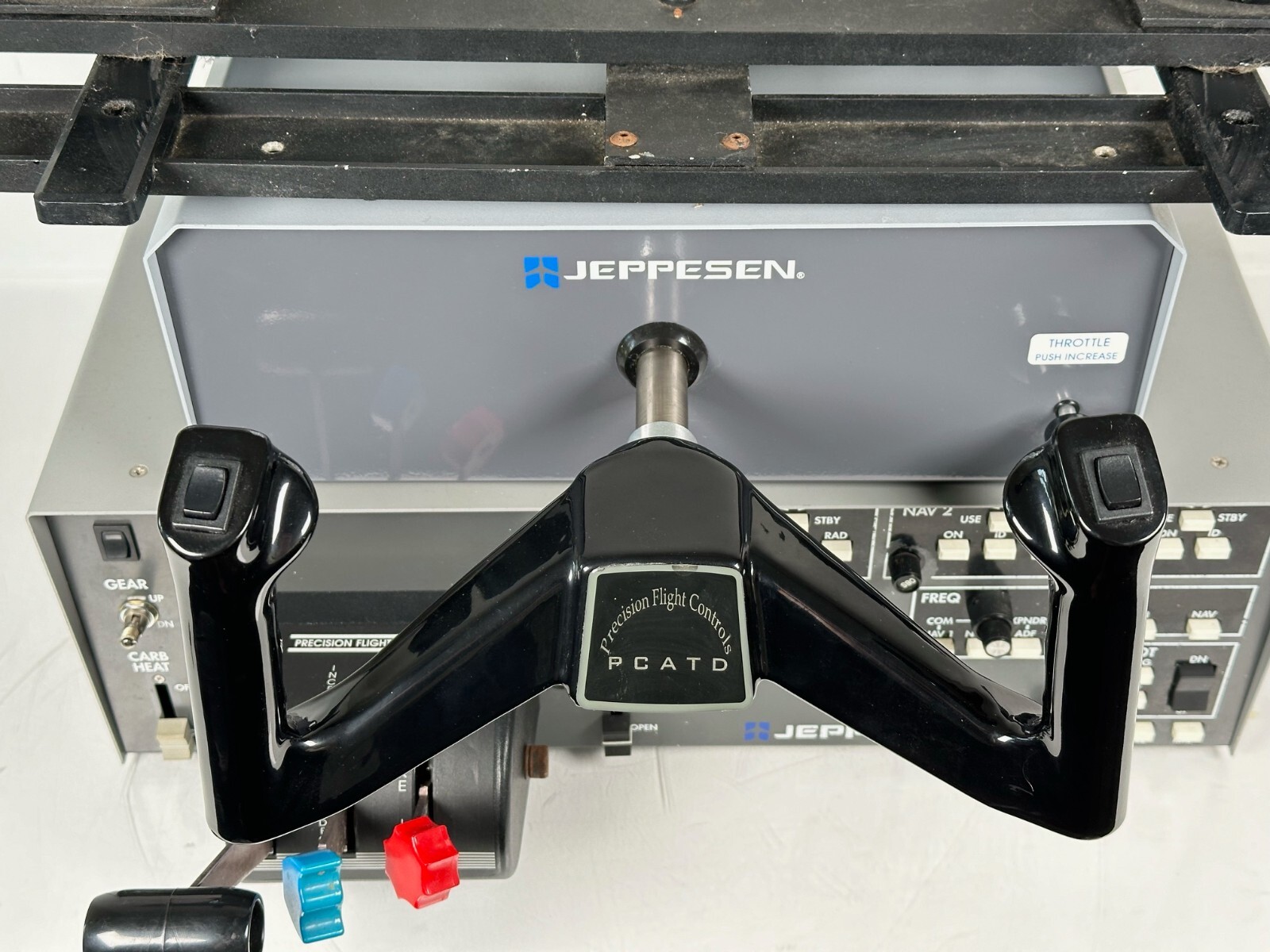 Jeppesen Precision Flight Controls Desktop Yoke Simulator | eBay