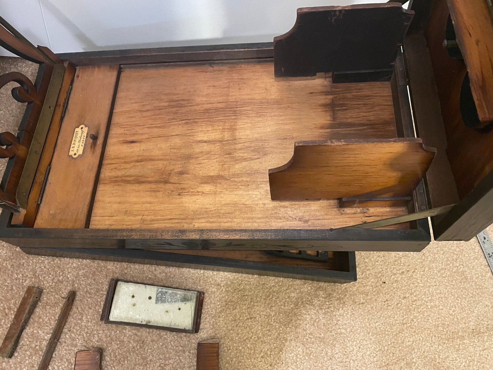 1870s FOUQUET Paris France Stereo-graphoscope stereoviewer stereoscope ...