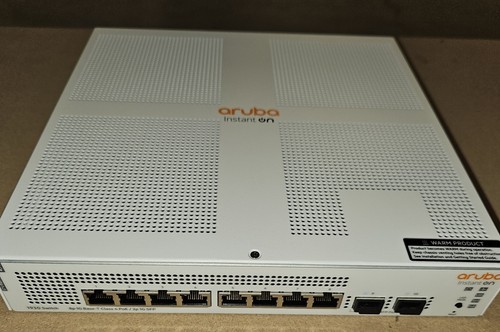 HP Aruba IOn 1930 8G (JL681A#ABA) PoE 2SFP 124W Switch Rack Mountable ...