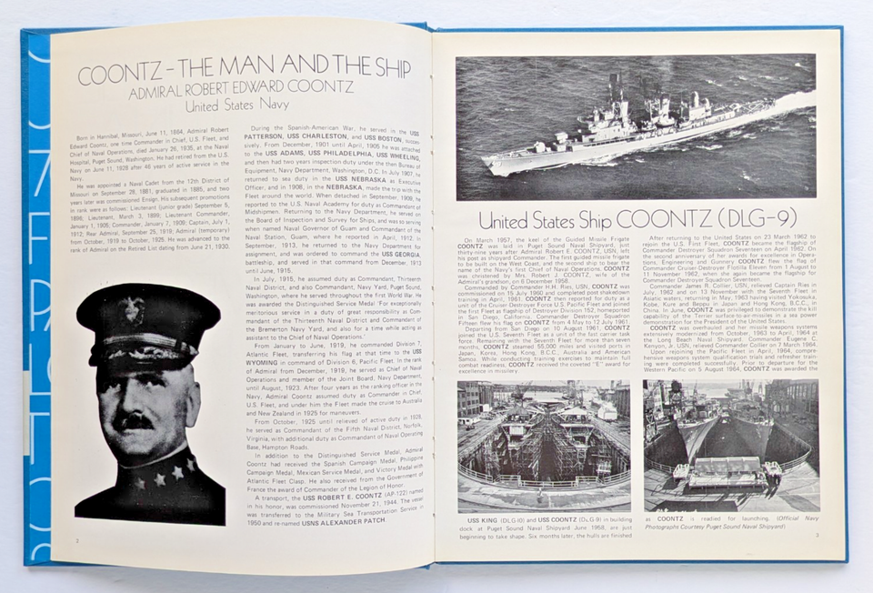 USS COONTZ DLG-9 1970 WESTPAC - VIETNAM WAR CRUISE BOOK | eBay