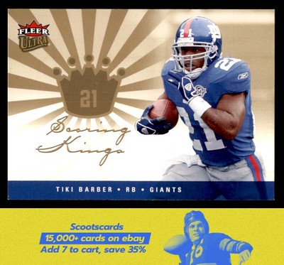 2006 Ultra Tiki Barber Scoring Kings card #SK-TB New York Giants | eBay