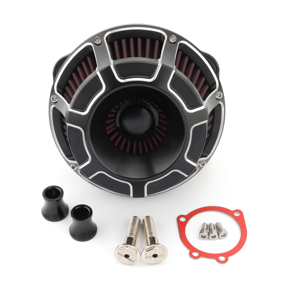 CNC Air Cleaner Intake Filter Kit For Harley Sportster 883 1200 Forty ...